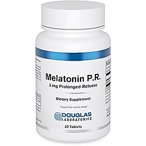 Douglas Laboratories Melatonin P.R. | 3 mg Prolonged-Release Melatonin to Support Sleep/Wake Cycles* | 60 Tablets
