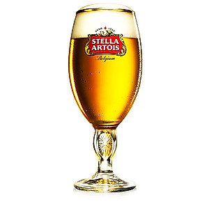 Stella Artois 3-Pack Original Large Beer Glass Chalices, 50cl