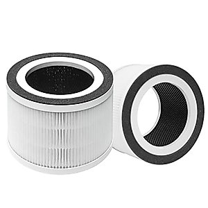 Replacement Filter Compatible with Mooka Allo Air Purifier and Afloia Fillo/Halo Air Purifier, 3-in-1 H13 True HEPA Filtration
