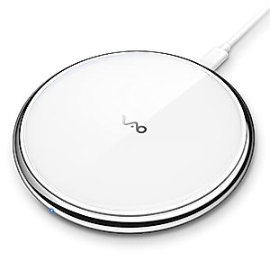 Fast Wireless Charger,Vebach Wireless Charging pad Compatible with iPhone 14/13/12 Pro Max/12/13/12 Mini/SE/11/11 Pro/XS/XR/8,Galaxy S20 S10 S9 S8, Note 10 Note 9 etc