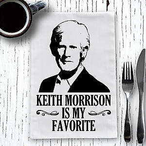 Happy Family Clothing Funny Kitchen Tea Towels, Decorative Flour Sack Dish Towels, Dishcloths Gift Set of 2 (Keith Morrison & Ordinary Night - 2 Pack)