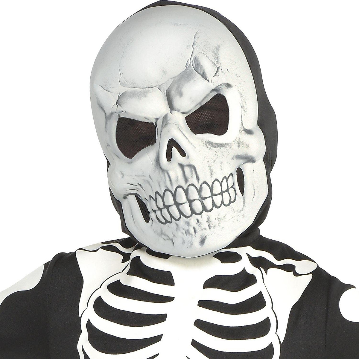 amscan Adult X-Ray Skeleton Costume, Plus Size - 48-52, 1 Pc