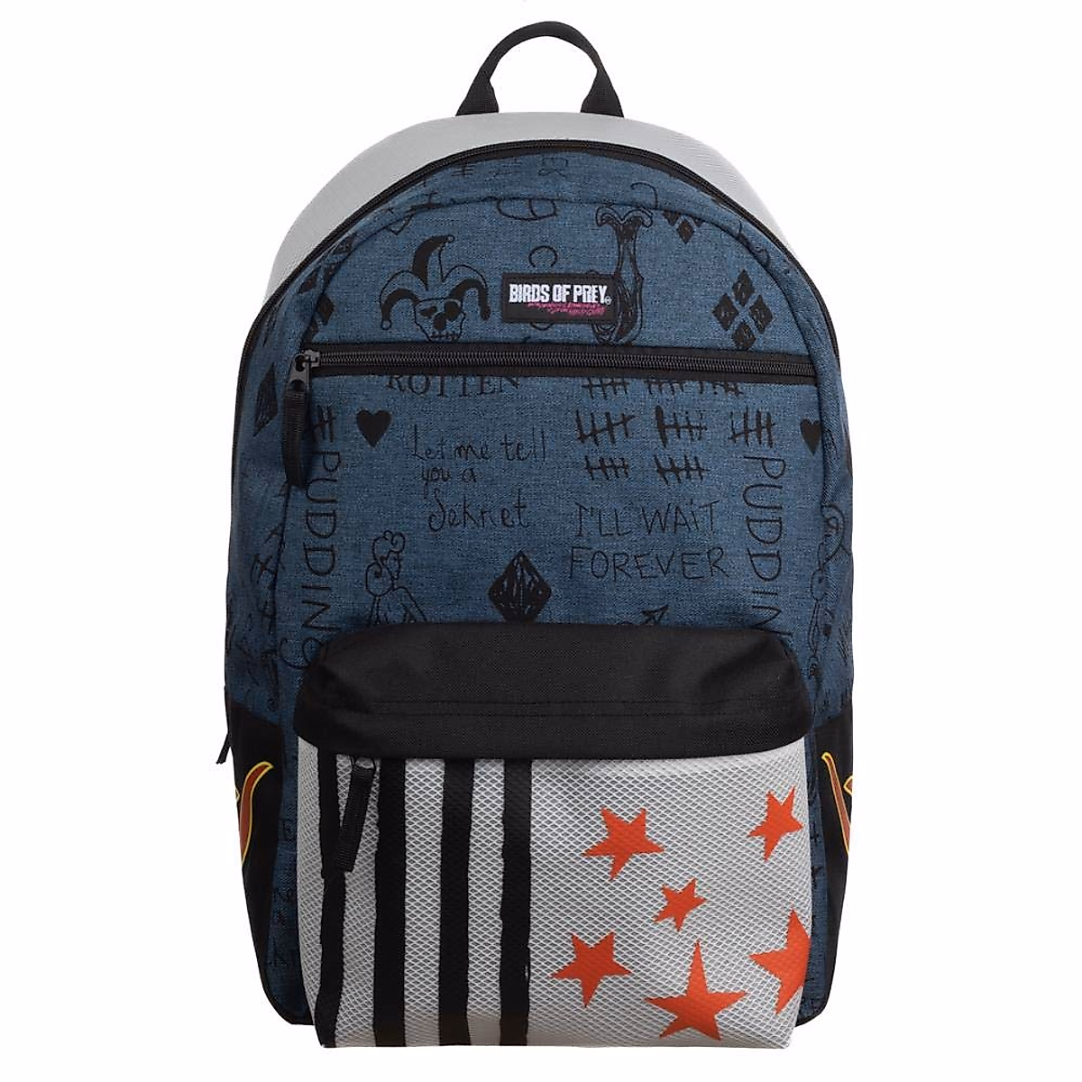 Bioworld Birds of Prey Harley Quinn Denim Backpack