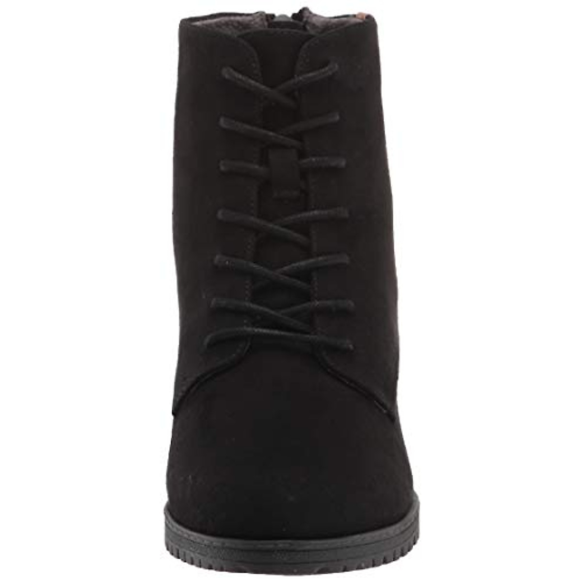 Dr. Scholl's Shoes Women's Laurence Ankle Boot, Black Microfiber, 6