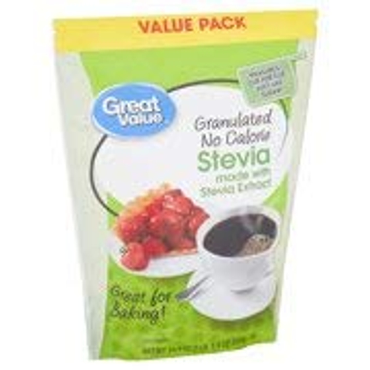 Great Value Granulated No Calorie Stevia Value Pack, 19.4 oz (pack of 3)