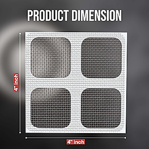 Generic Tress Trap - Disposable Drain Mesh Stickers, Hair Catcher for Bathroom & Bathtub - Sink Drain Strainer, Bathtub Hair Catcher for Drain, Easy to Use & Replace Shower Hair Drain Catcher (80)