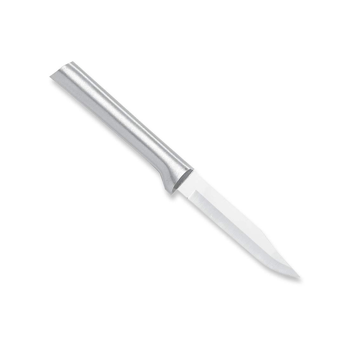 RADA Cutlery Everyday Paring Knife Stainless Steel Blade with Aluminum Made in USA, 6-3/4 Inches, Silver Handle, 6 Pack