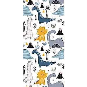 JALIBEI Dinosaurs Hand Towels 13.6 X 29' for Household Daily Use | Home Decoration | Carry-On Hotel Gym Spa