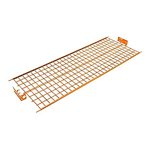 Only Garment Racks Z Rack Base Shelf - Heavy Duty Two Piece Design Folding Wire Base Shelf for Z Racks - Orange