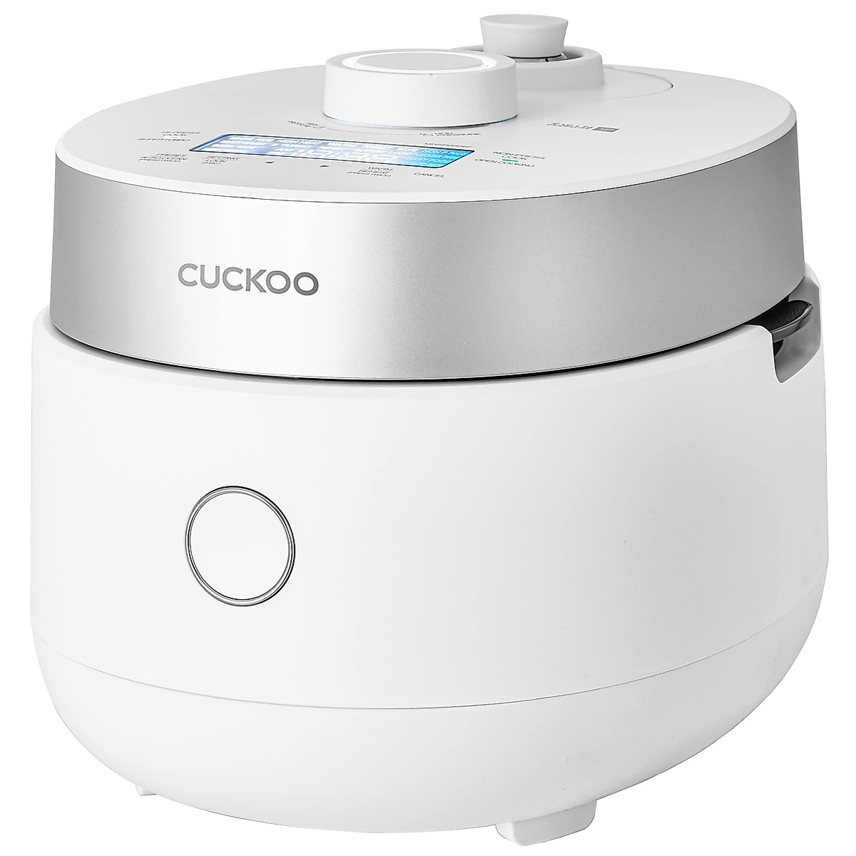 CUCKOO CRP-LHTR1009F | rice cooker 10 Cup (Uncooked) Twin Pressure Induction Heating Cooker | 16 Menu Options: High/Non-Pressure Steam & More, Stainless Steel Inner Pot, Made in Korea | White-Renewed