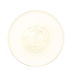 DHC Olive Soap, Nourishing Gentle Cleansing Bar, Retains Moisturize, Flights Premature Aging, Ideal for Dry and Mature Skin, 3.1 oz. Net wt.
