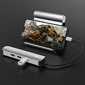 HyperDrive Tube 6-in-1 USB-C Hub - Silver