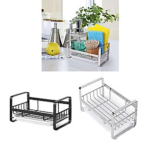 YZYDF Kitchen Sink Sponge Rack Space Saving Practicial Storage Stand Rack Holder for Brushes and Supplies