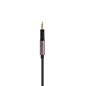 Replacement Audio Cable line 1.5m for Sennheiser Momentum 2 1.0 2.0 3.0 HD 4.40 BT HD4.50 HD4.30i hd 400s 3.5 to 2.5mm Headphones Cable Wire with Mic Control for iPhone iOS Android
