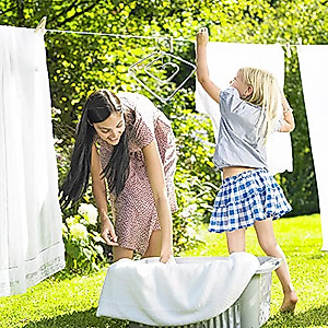 Yardwe 2pcs Spiral Shaped Laundry Drying Rack Stainless Steel Laundry Hanger Rotatable Quilt Blanket Hanger for Bed Sheet Towel