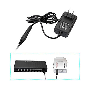 GINTOOYUN DC Y Splitter Cable 1 Female to 2 Male,5.5mm x 2.1mm DC Power Extension Adapter Cable,for CCTV Surveillance Cameras,Surveillance Routers,DVR,and More（2PCS