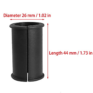 LUORNG 2PCS Microphone Shock Mount Rubber Spacer Tube Washer for MKH418 MKH416 MKH8060 MKE600 Azden SGM-250 ECM-XM1 FX3,FS7,FX6,FX8,FX9,NX80,FS5, Microphone Sleeve Washer