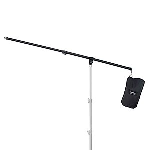LINCO Lincostore 2.5ft to 5ft Adjustable Overhead Light Boom Arm with Universal Tripod Clamp & Counter-Weight Bag 4255K