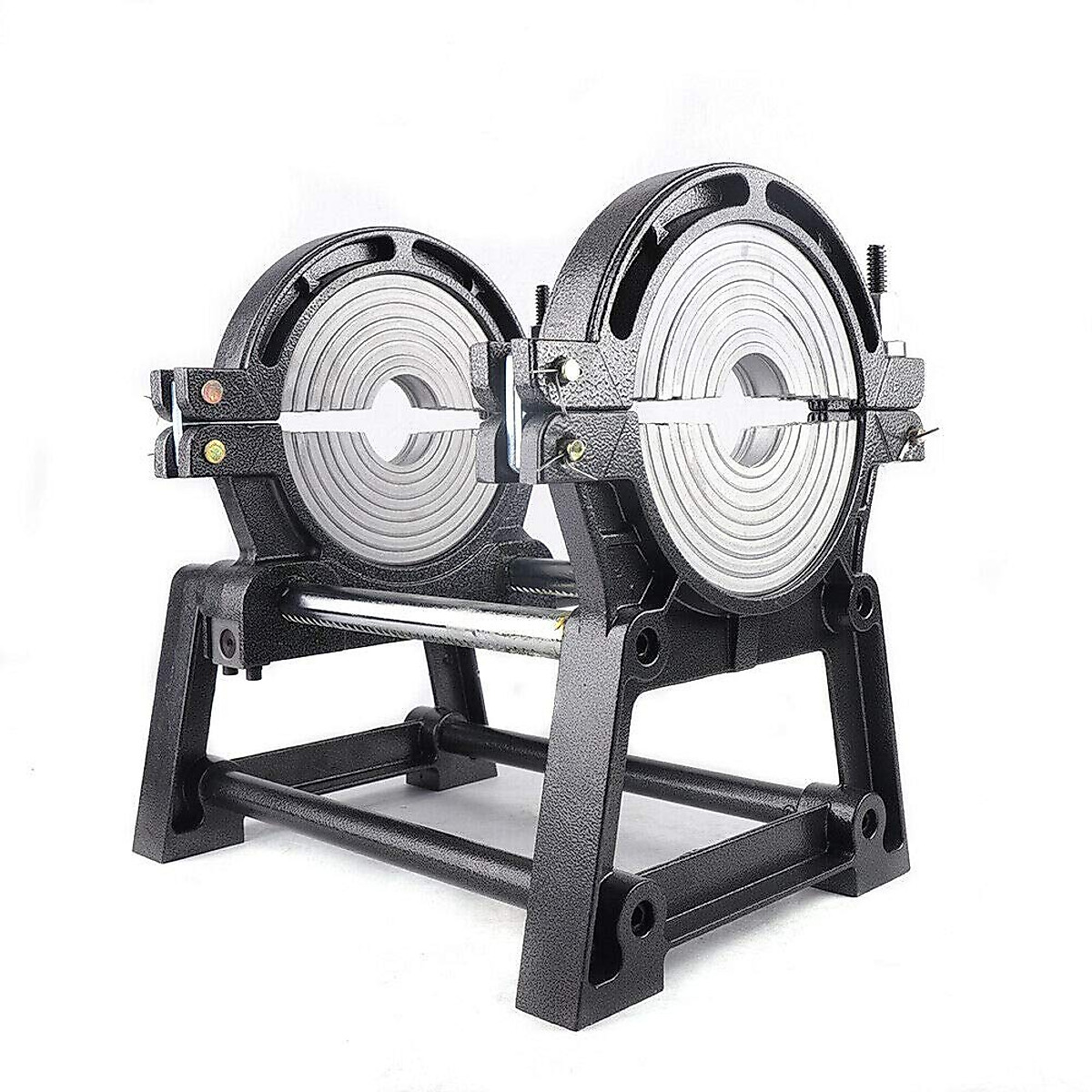 Lidhujnk 110V 2 Clamps Manual Pipe Fusion Welder PE HDPE PB PVC Piping Welding Machine, Pipe Hot Melt Welder 63-200mm