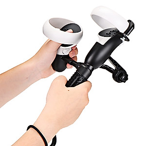 Hoolalas VR Real Fishing Reel Adapter for Oculus Quest 2 Controller Gaming Accessories