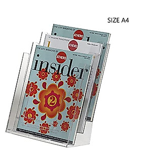 Q Connect A4 Literature Holder with 3 Pockets