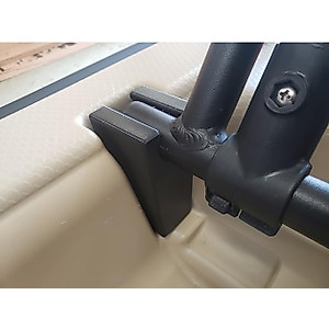 Zephyr's Market Kayak Seat Risers Compatible with Lifetime Tamarack Pro, Kenai Pro, and Teton Angler Kayaks (Black)