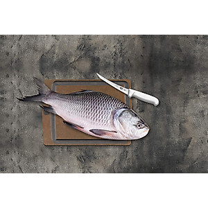 Victorinox Swiss Army Cutlery Fibrox Pro Curved Boning Knife, Semi-Stiff Blade, 6-Inch