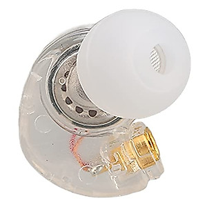 ASHATA Earphone Head Replacement for Shure SE215 SE315 SE535, Pluggable Detachable HiFi Earpiece Head,Sports Earphone Earbud Head, for MMCX Interface Cable(Transparent)