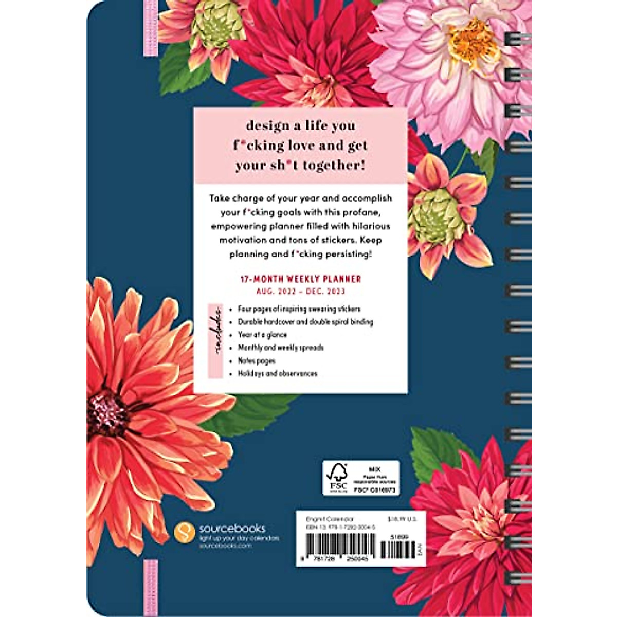 2023 She Believed She Could So She F*cking Did Planner: 17-Month Weekly Organizer for Women with Stickers to Get Shit Done (Thru December 2023)