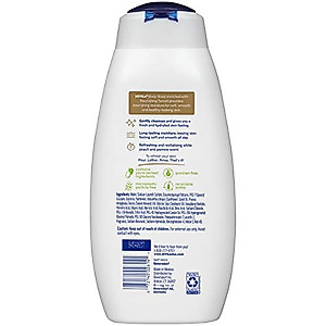 NIVEA White Peach and Jasmine Body Wash with Nourishing Serum, 20 Fl Oz