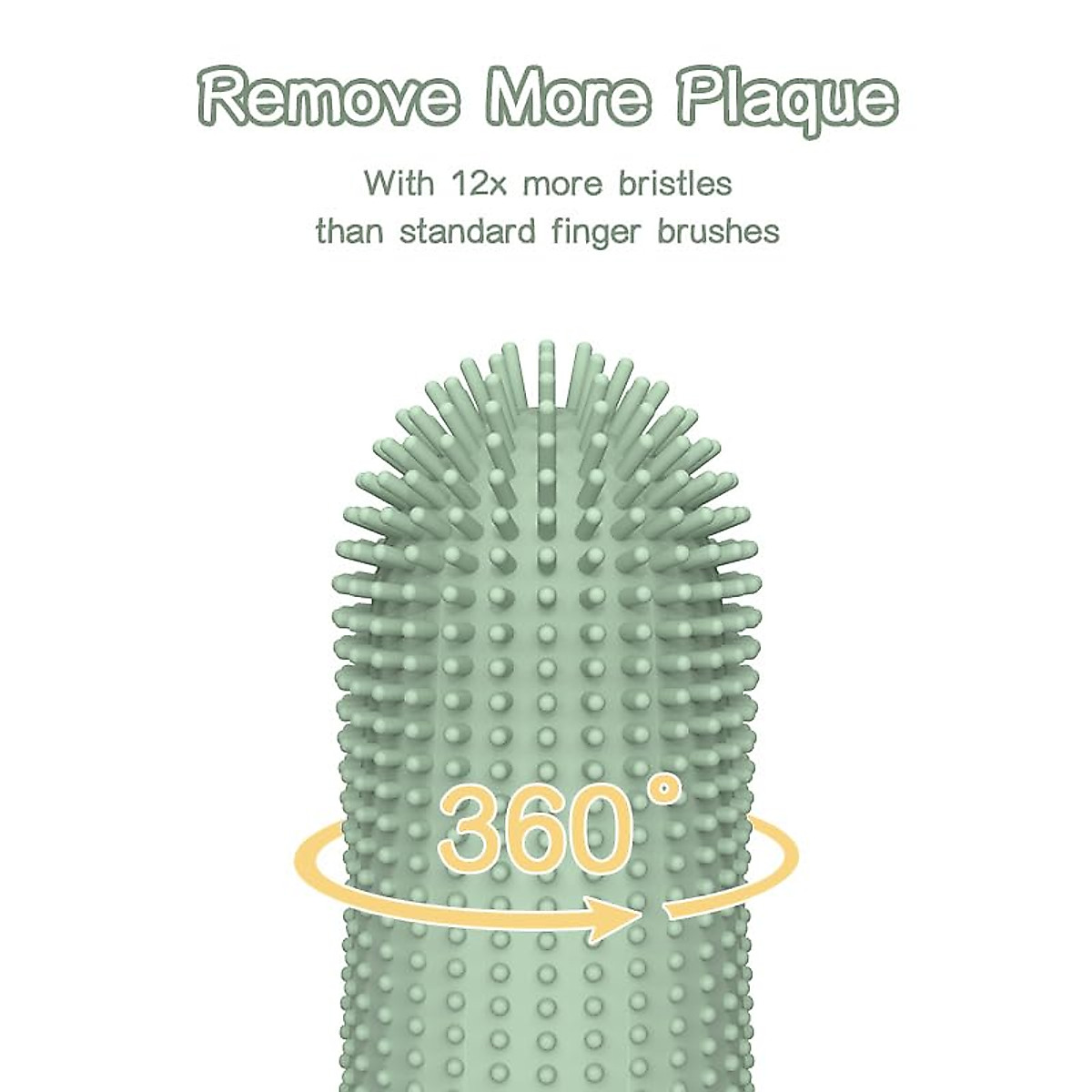 Dog Toothbrush and Toothpaste Set - 1 Pc Dog Toothpaste with 2 Pcs Upgraded Silicone Finger Toothbrush for Dogs and Cats - Dog Tooth Brushing Kit for Cat and Dog Teeth Cleaning & Dental Care