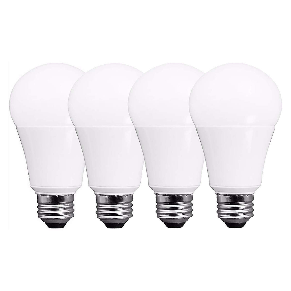TCP RLA7550ND4 Eco$ave LED Light Bulb, A19 Shape, 4 Count (Pack of 1), Daylight