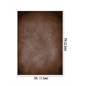 Kate 5x7ft Brown Portrait Backdrops Vintage Brown Backgrounds for Professional Photography Studio