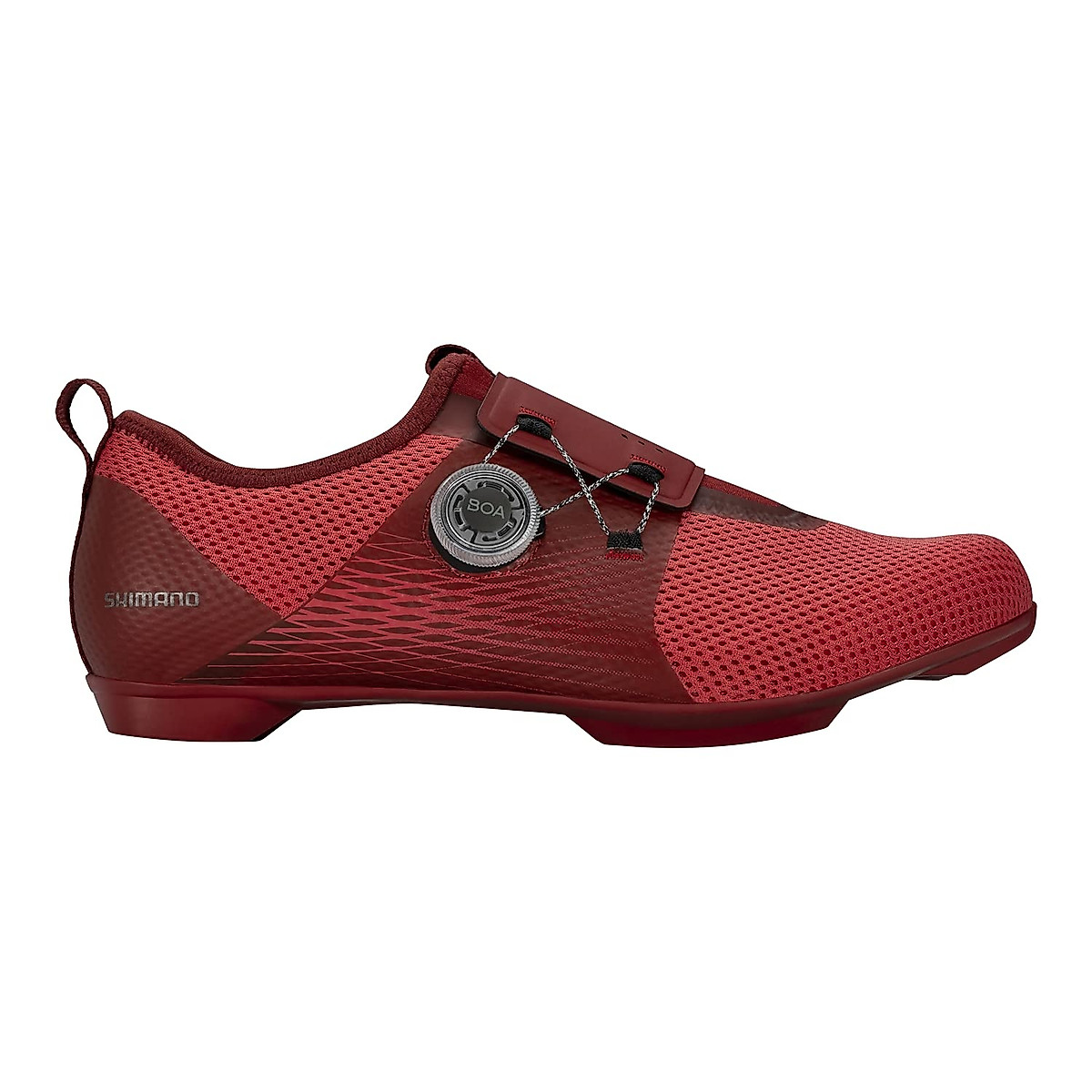 SHIMANO SH-IC500W Women's High Performance Indoor Cycling Shoe, Red, 5-5.5 (EU 37)