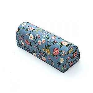 SenseYo 4 Pcs Ladies Floral Lipstick Case Holder with Mirror, Cosmetic Storage Kit Makeup Travel Cases Organizer Bag for Purse