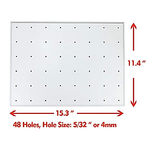 Nangopop Cake Pop Stand Display - 48 Count Wood Lollipop Holder, Candy or Sucker Stand for Wedding, Baby Shower, Birthday Party - Fit 5/32" (4mm) Lollipop Sticks