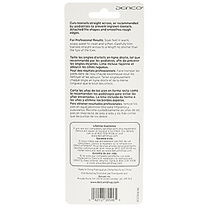 Denco Straight Cut Toenail Clipper,Silver,1 Count (Pack of 1),3559N