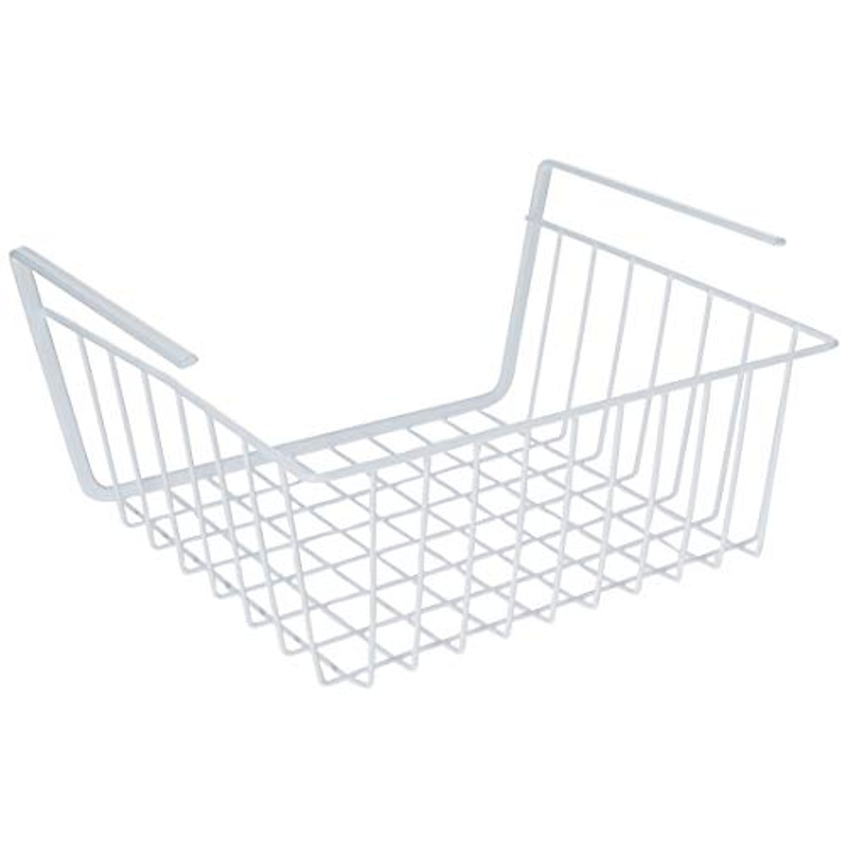 Home Basics Small Under-The-Shelf Basket, White