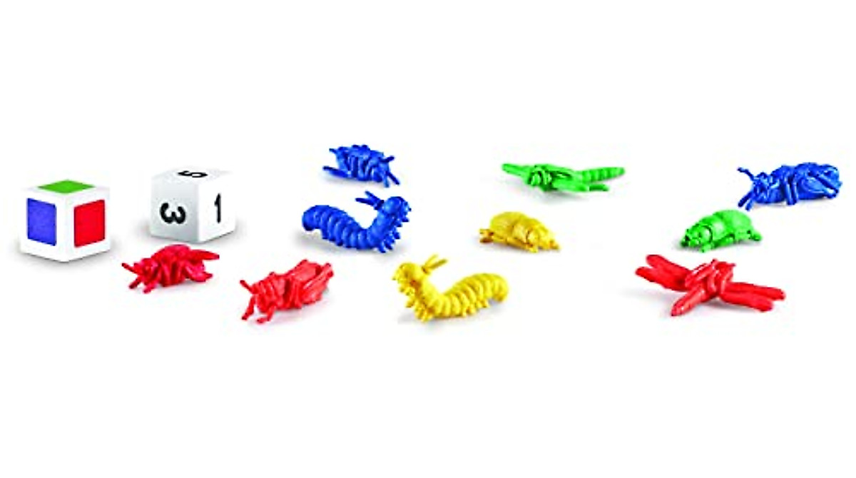 Learning Resources Take 10! Color Bug Catchers for Kids 2-4 Players
