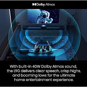 Hisense 100L9G-CINE100A 4K UHD Laser TV, Triple-Laser UST Projector with 100 inch ALR Screen (Renewed) Bundle with 2 YR CPS Enhanced Protection Pack