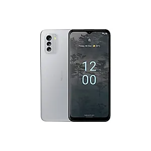 Nokia G60 5G Dual-SIM 128GB ROM + 4GB RAM (GSM only | No CDMA) Factory Unlocked 5G Smartphone (Ice) - International Version