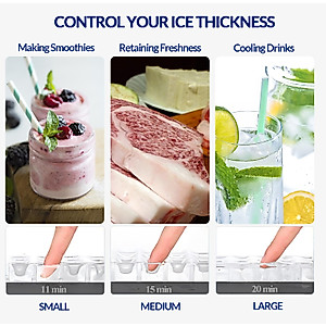 ETL Listed 29.9“ Air Cooling Commercial Ice Maker Machine,Produce 650LBS per Day with 450LBS Stroage,Powered by 1585W SECOP Compressor