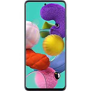 Samsung Galaxy A51 (128GB, 4GB) 6.5", 48MP Quad Camera, Dual SIM GSM Unlocked A515F/DS- Global 4G LTE International Model - Prism Crush Blue (Renewed)