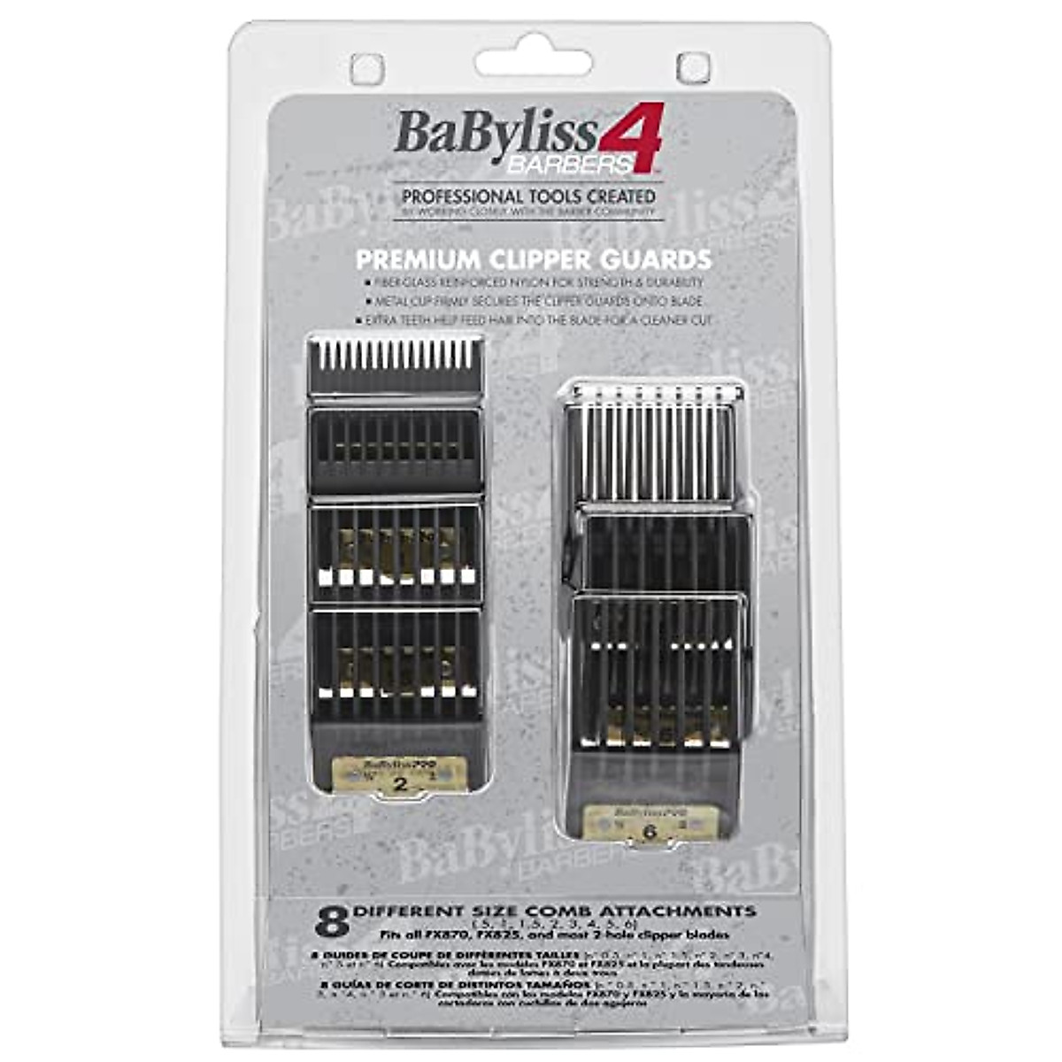 BaBylissPRO BaByliss4Barbers Premium Clipper Guards, 1 ct.