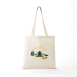 CafePress Gone Camping Tote Bag Canvas Tote Shopping Bag