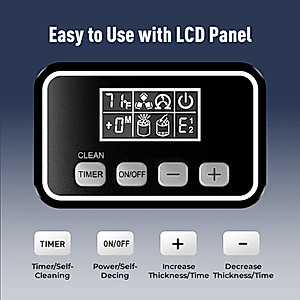 ICEVIVAL Commercial Ice Maker Machine, 400lbs/Daily, 300lbs Storage, SECOP Compressor&ETL, Ice-Ready in 8 to15 mins, Stainless Steel, Commercial Ice Machine for Bar/Cafe/Restaurant/Business