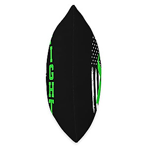 TBI Traumatic Brain Injury Awareness Apparel Gifts American US Flag Fight Traumatic Brain Injury Awareness Throw Pillow, 18x18, Multicolor