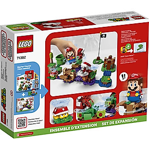 LEGO Super Mario Piranha Plant Puzzling Challenge Expansion Set 71382 Building Kit; Unique Toy for Creative Kids, New 2021 (267 Pieces)