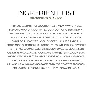 PHYTO Phytocolor Color Protecting Shampoo, 8.45 fl oz