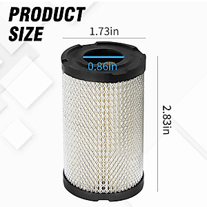 SYOWADA 3 Pcs Air Filter Replacement For Tecumseh ECV100 ECV120 LV148XA LV156EA LV156XA, 10305 Air Filter Replacement For Craftsman 987799601 Chipper Shredder (3 Pcs)